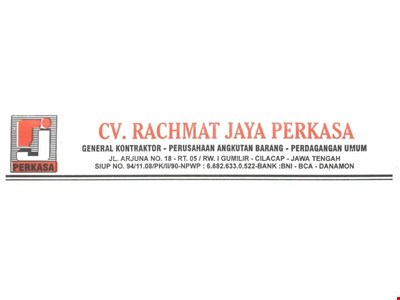 CV. RAHMAT JAYA PERKASA Profil, Telepon, Alamat