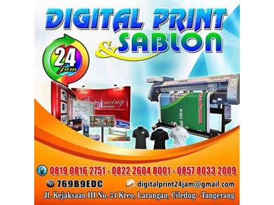 Digital print 24 jam Profil, Telepon, Alamat