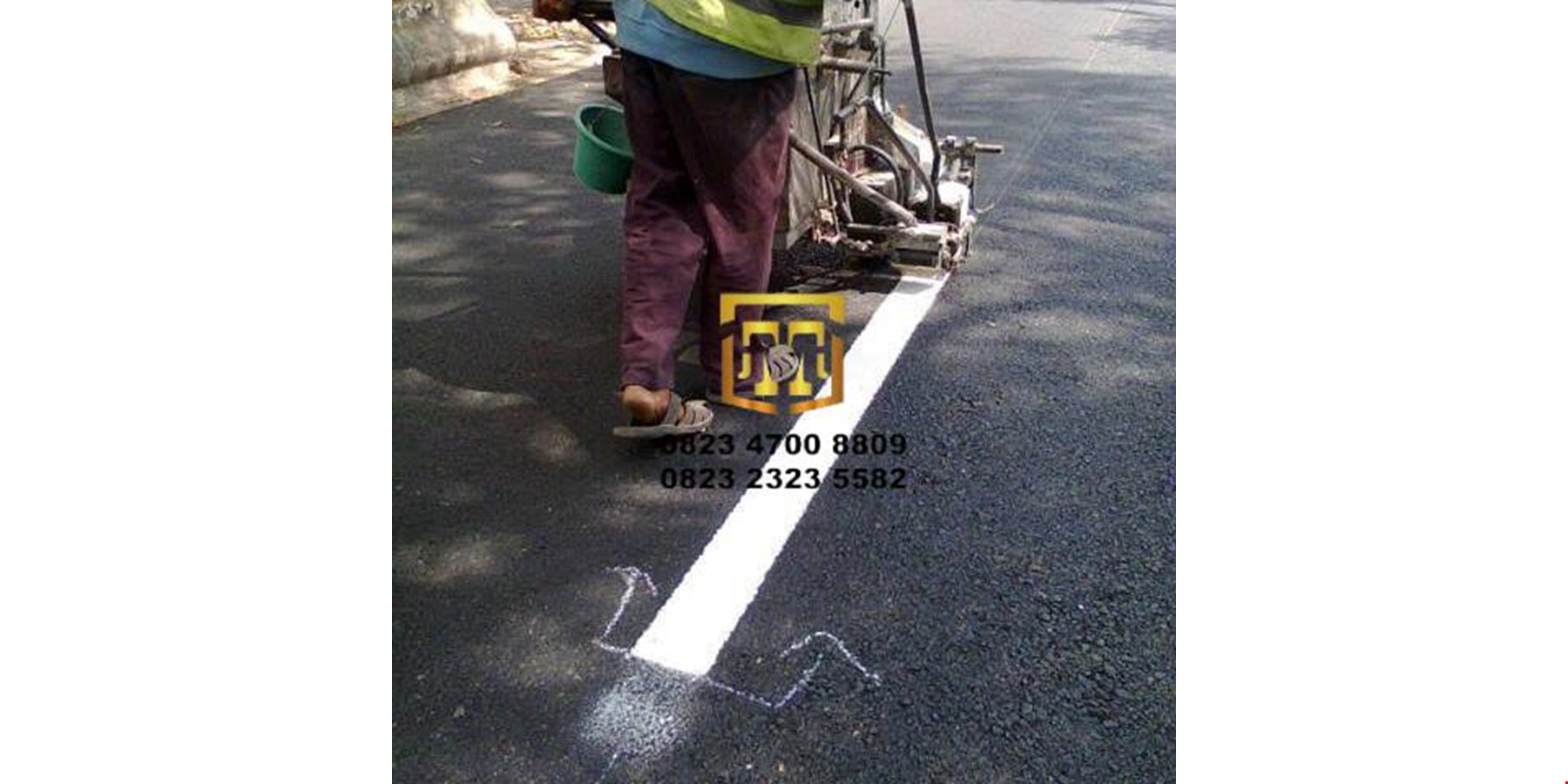 JASA CAT MARKA JALAN KALIMANTAN SELATAN oleh PT. Triputra Jaya Makmur