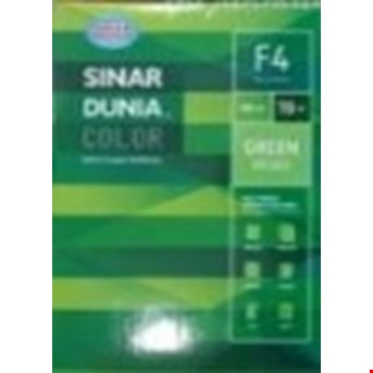 Jual Kertas F4 warna hijau Merk Sinar Dunia, ukuran F4/Folio (215 x ...