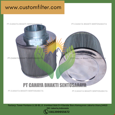 Jual Metal mesh folding filter 20 micron Return Oil Filter Element oleh ...