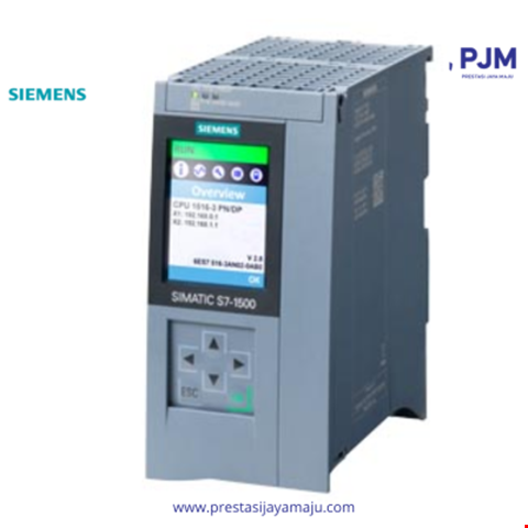 Jual Siemens SIMATIC S7-1500 CPU 1516-3 PN/DP oleh PT. Prestasi Jaya Maju