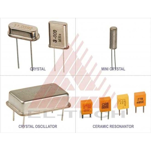 Jual CRYSTAL & OSCILLATOR oleh EL-TECH Electronics