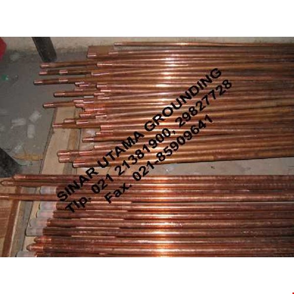Jual GROUND ROD COPPER 3/4" | COPPER ROD 3/4" | EARTHING ROD 3/4" oleh ...