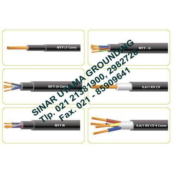 Jual KABEL NYY | KABEL POWER oleh Sinar Utama Grounding
