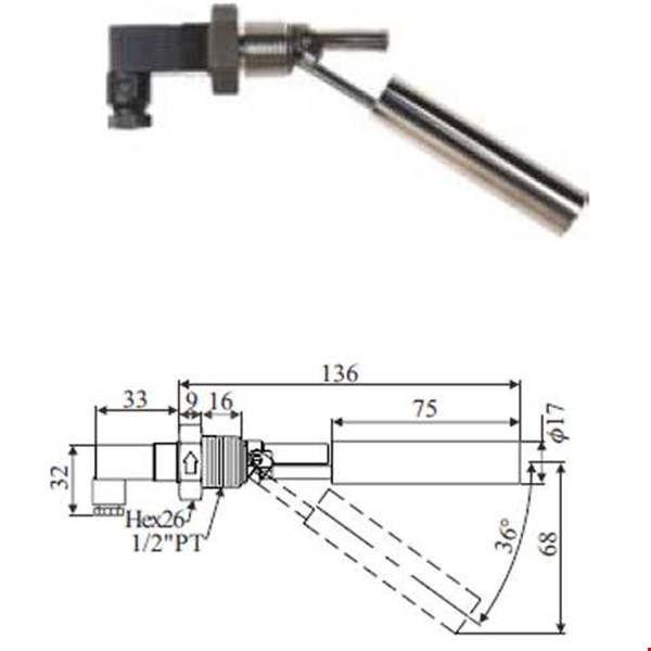 Jual FINETEK FDMH60C/ 66C Mini Float Level Switch oleh PT. Daya Teknik Meterindo