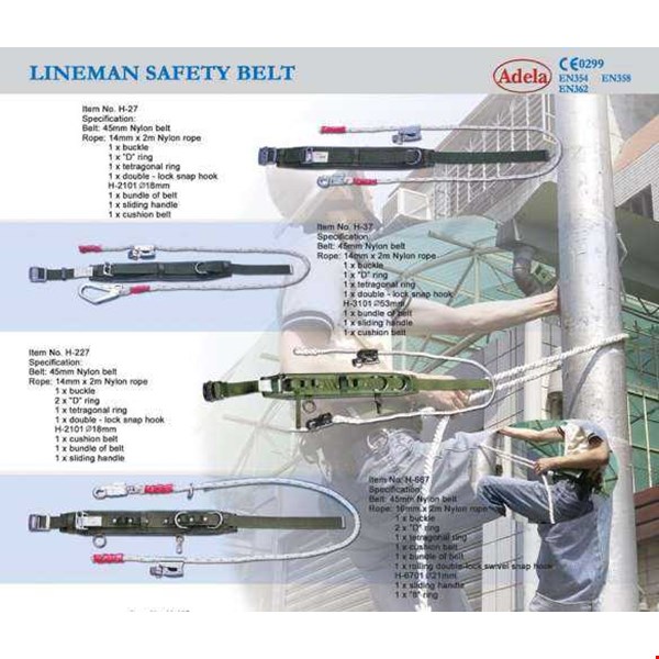 Jual Safety Belt Adela oleh Bumi Raya Electric