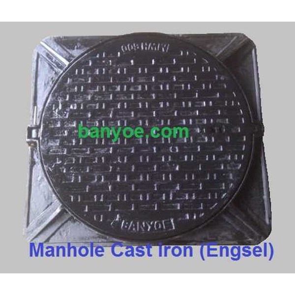 Jual Manhole Cover Cast Iron ( Type Engsel) oleh PT. Banyoe Atika Mandiri