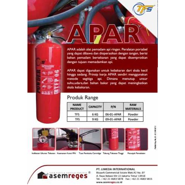 Distributor Apar 6KG Powder Murah oleh CV. Dwi Persada Makmur