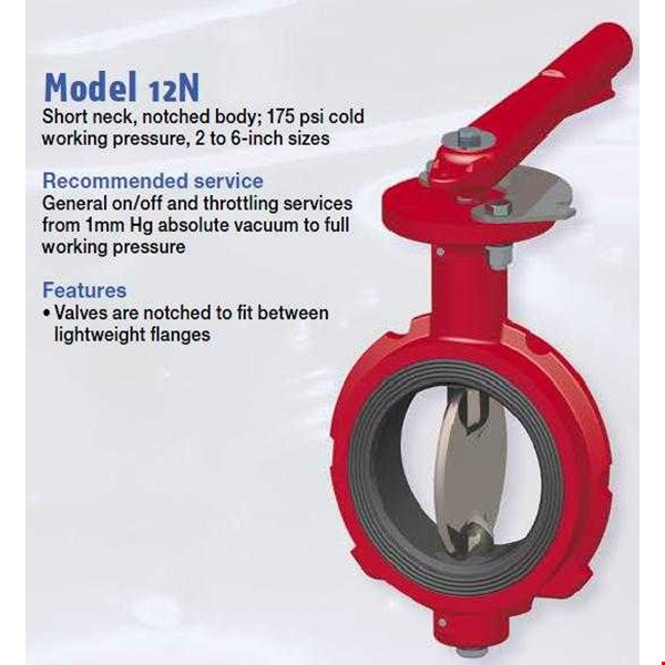 Jual FMC Weco Butterfly Valve with Hand Throttle Actuator Model 12 N ...