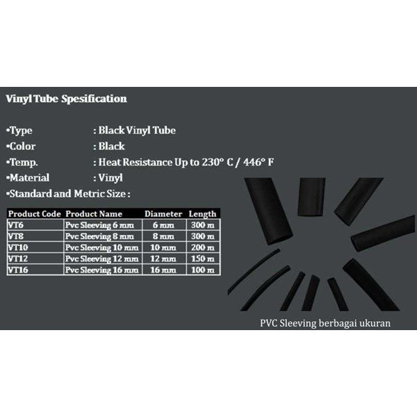 Distributor PVC Sleeving Murah oleh CV. Dwi Persada Makmur