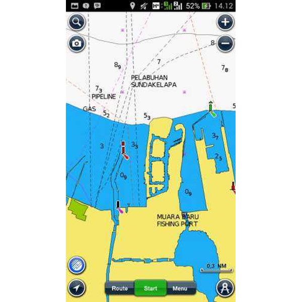Jual Peta Laut navionics HD Asia Africa dengan tampilan HD oleh ...