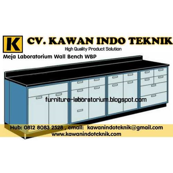 Jual Meja Laboratorium Wall Bench WBP oleh CV. KAWAN INDO TEKNIK