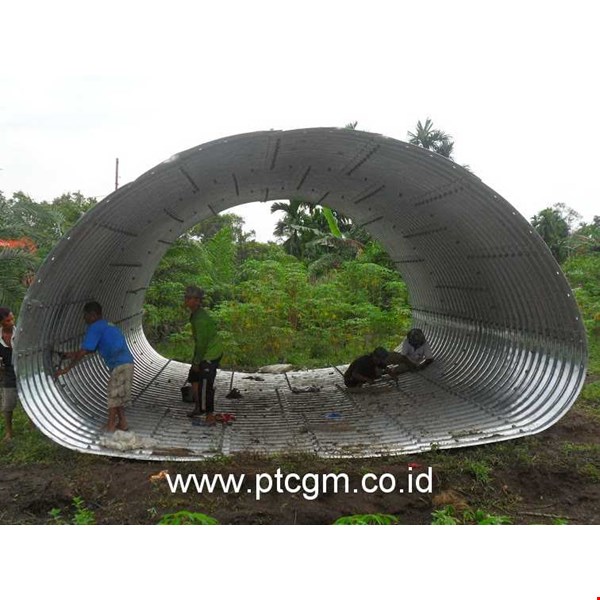 Jual ARAMCO MULTI PLATE PIPE ARCHES oleh PT.CHASANA STEEL INDONESIA