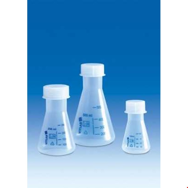 Jual Erlenmeyer flasks, PP with PP screw cap oleh PT. ANDALAN BANGUN ...