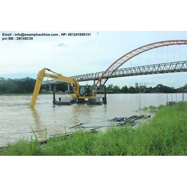 Jasa sewa RENTAL Alat Berat Amphibi Excavator Swamp Beko oleh ULTRATREX ...