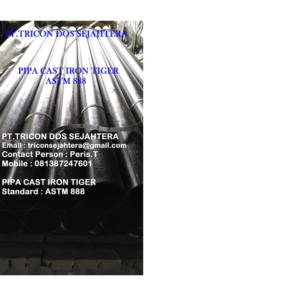 Jual PIPA CAST IRON ASTM 888 oleh PT. Tricon Dos Sejahtera