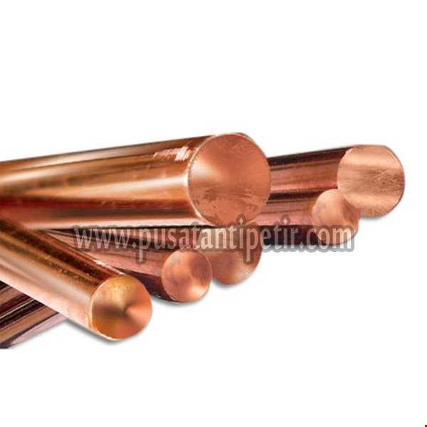 Jual Copper Rod 1/2 inch x 4 meter (Grounding rod) oleh PT. Visiotek ...