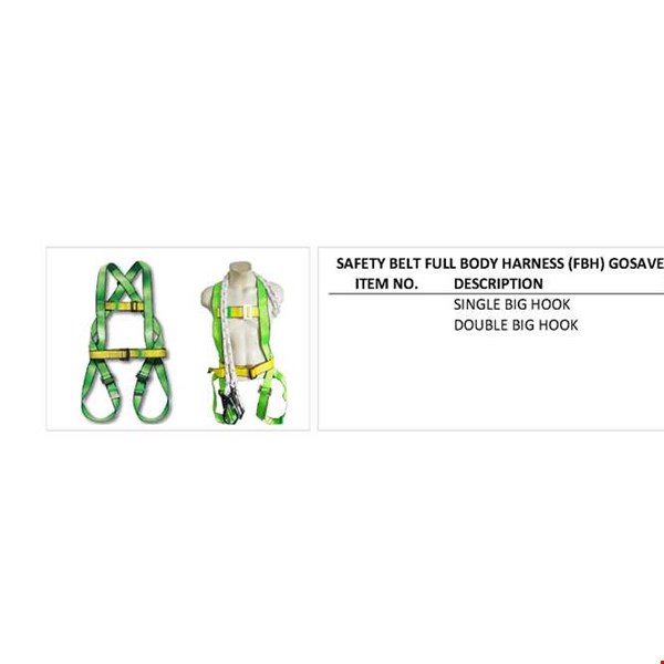 Jual SAFETY BELT FULL BODY HARNES (FBH) GOSAVE oleh Rinawa Maju Jaya