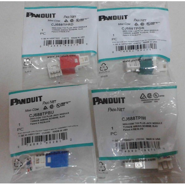 Jual Panduit Pannet Modular Jack CJ588T**, CJ688T***, CJ6X88T** oleh PT ...