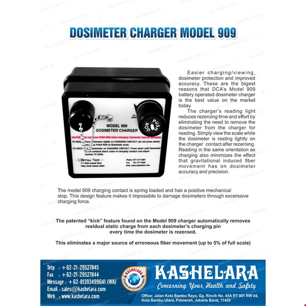 Jual Alat Ukur Radiasi - Charger oleh CV. Kashelara