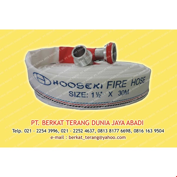 Jual FIRE HOSE 1,5 x 30 meter merk HOOSEKI oleh PT. Berkat Terang Dunia ...