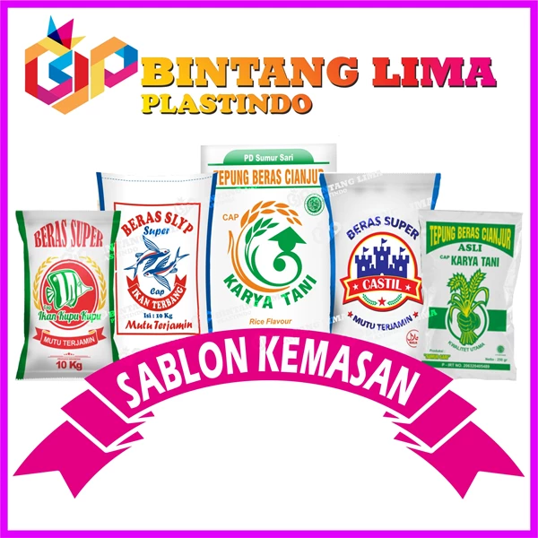 Jual SABLON PLASTIK KEDIRI oleh BINTANG LIMA PLASTINDO