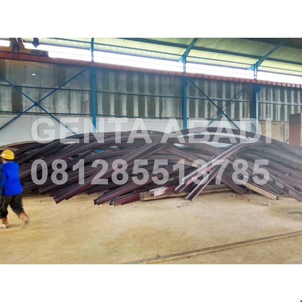 Jasa Bending H-Beam oleh PT. Genta Abadi Wibawa Esa