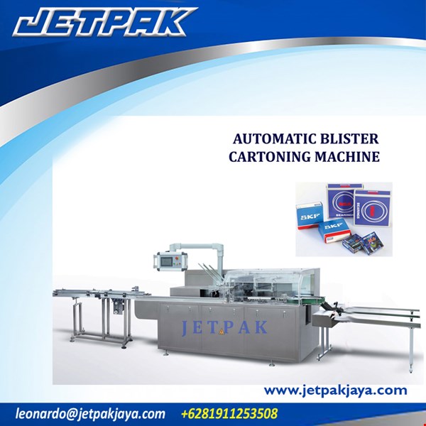 Jual AUTOMATIC BLISTER CARTONING MACHINE oleh PT. Jetpak Mandiri Jaya