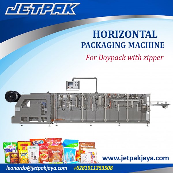 Jual HORIZONTAL PACKAGING MACHINE FOR DOYPACK WITH ZIPPER oleh PT ...