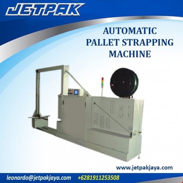 Jual AUTOMATIC PALLET STRAPPING MACHINE oleh PT. Jetpak Mandiri Jaya