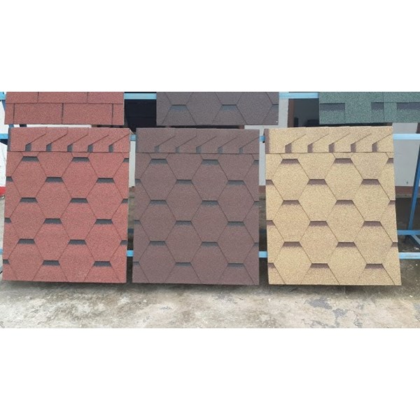 Jual Genteng Aspal / Genteng Bitumen / Hexagonal / CTI oleh Gemilang ...