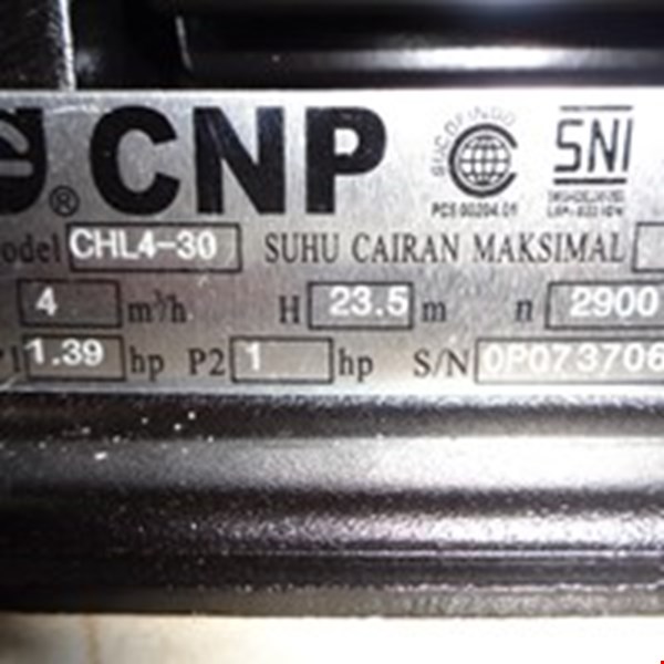 Jual Pompa CNP CHLF 4-30 oleh CV. Mitra Usaha Mandiri