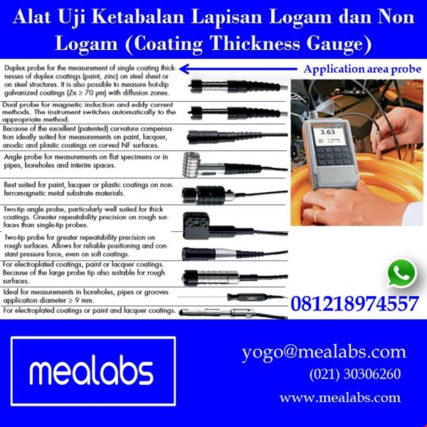 Jual Coating Thickness Gauge Alat Uji Ketebalan Cat oleh PT. Mealabs ...
