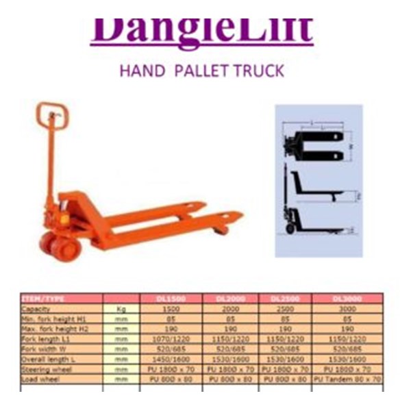 Jual Hydraulic Hand Pallet Opk oleh Wahana Lifting