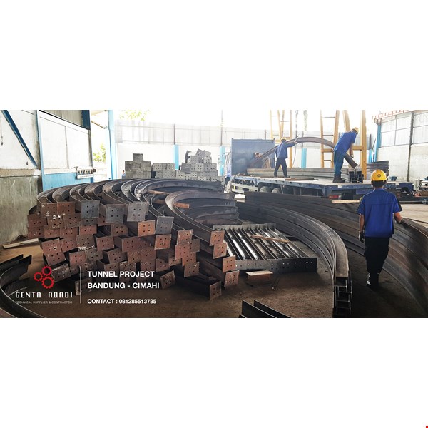 jasa roll habeam, jasa roll besi profil oleh PT. Genta Abadi Wibawa Esa