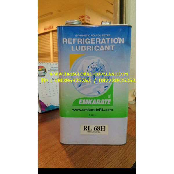 Jual Oil Emkarate RL68H (5 liter) oleh PT. Tiris Global Indonesia