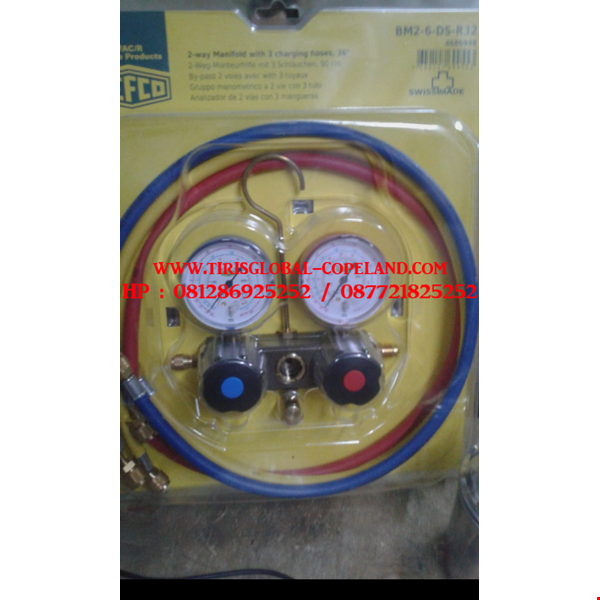 Jual Manifold Gauge AC merk Refco R410 / R32 SWISS oleh PT. Tiris ...