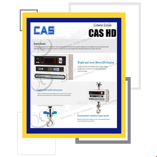 Jual CRANE SCALE CAS HD oleh CV. JATIM TRONIK - Surabaya - Jawa Timur ...