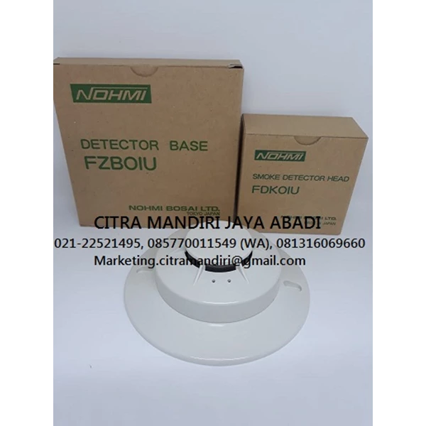 Jual Smoke Detector Nohmi made in Japan type FDK01U oleh CITRA MANDIRI ...