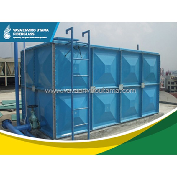 Jual TANGKI AIR PANEL (FRP) oleh PT. Vava Enviro Utama Fiberglass
