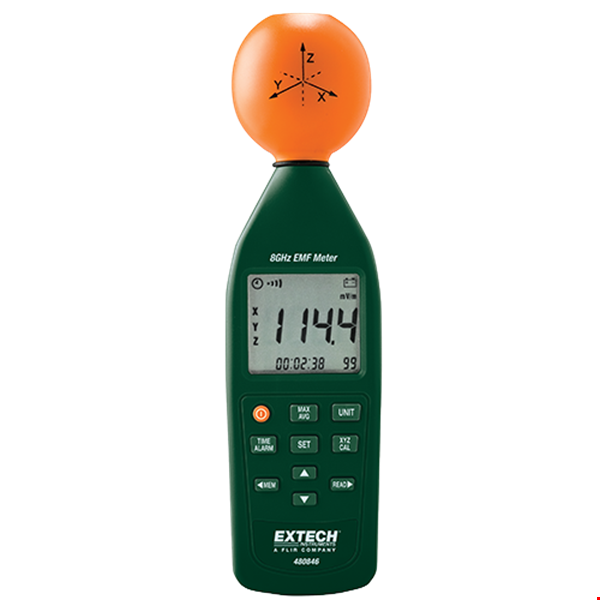 Jual Extech 480846: 8GHz RF Electromagnetic Field Strength Meter laser ...