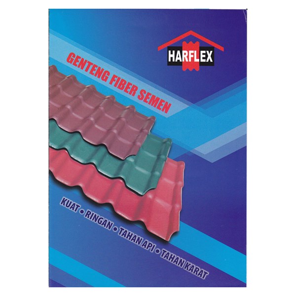Jual Atap Bergelombang Harflex Genteng oleh Depo Atap Citra Roofindo