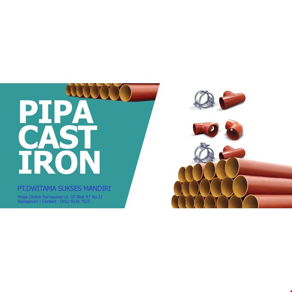 Jual Pipa Cast Iron ORO oleh PT. DWITAMA SUKSES MANDIRI