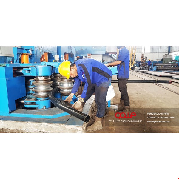 jasa bending pipa, bending habeam, bending wf oleh PT. Genta Abadi ...