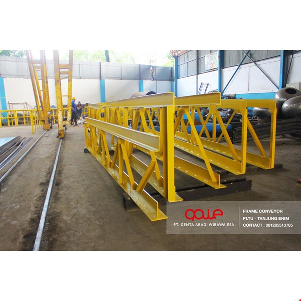 jasa fabrikasi frame conveyor, pembuatan frame conveyor oleh PT. Genta ...