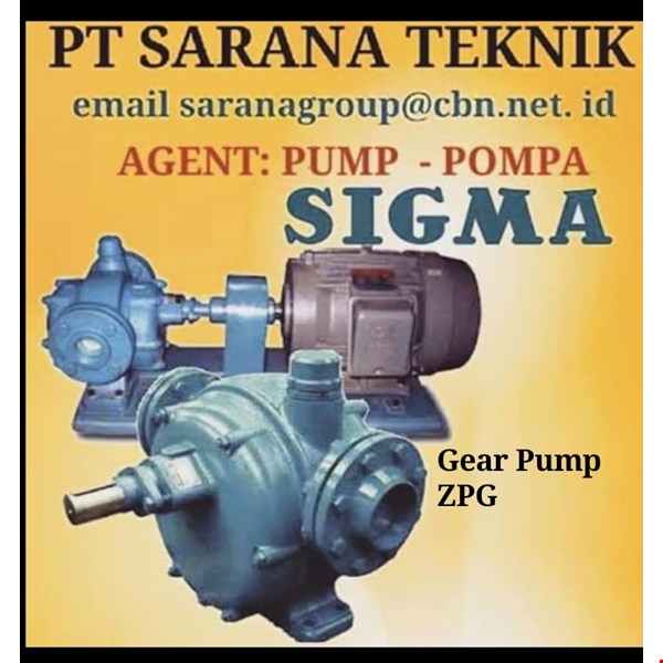 Jual SIGMA GEAR PUMP ZPG ROTOR PT SARANA TEKNIK PUMP SIGMA GEAR PUMP ...