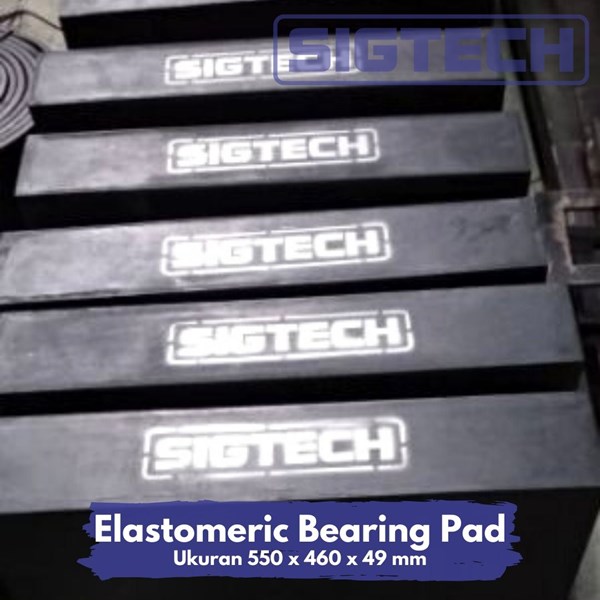 Jual Elastomeric Bearing Pad 550 x 460 x 49mm oleh PT. Selaras Inti ...