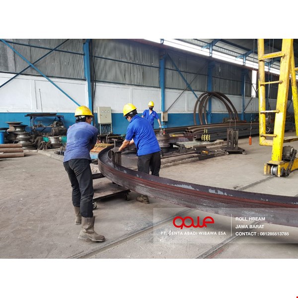 jasa bending pipa, bending habeam, bending wf oleh PT. Genta Abadi ...