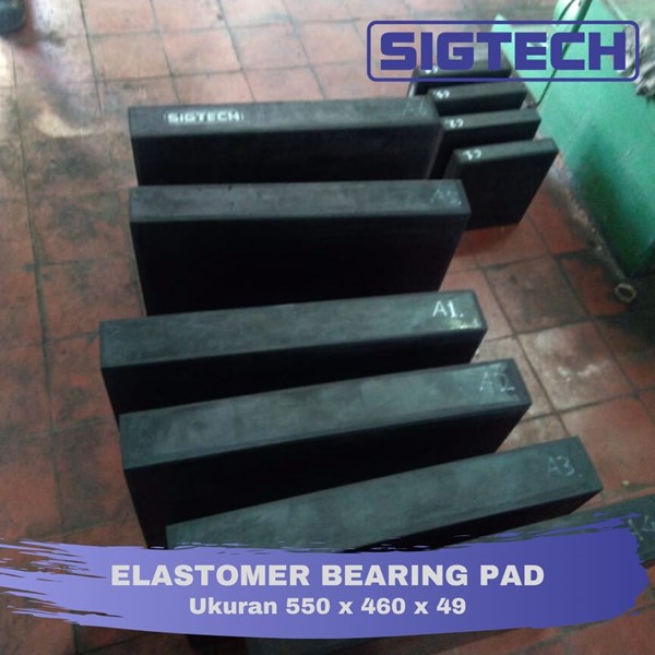 Jual Elastomer Bearing Pad Ukuran 550 x 460 x 49 oleh PT. Selaras Inti ...